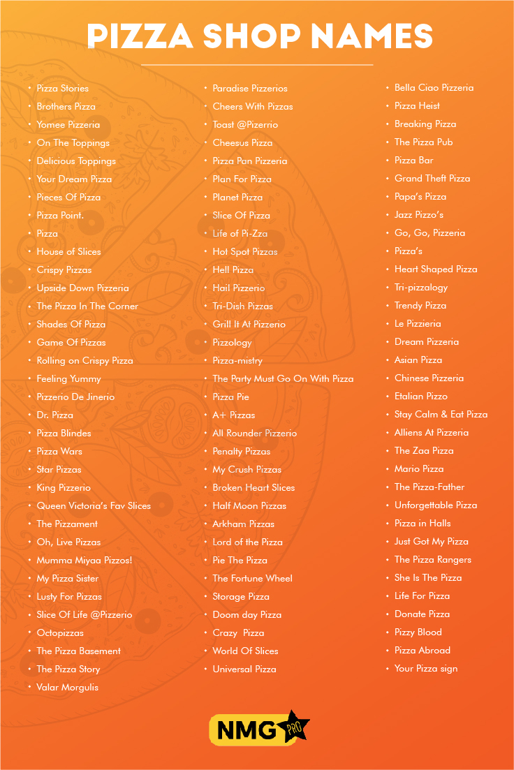 Pizza Shop Name Generator 1000 Pizza Shop Name Ideas Pizza Shop Name Generator 1000 Pizza Shop Name Ideas